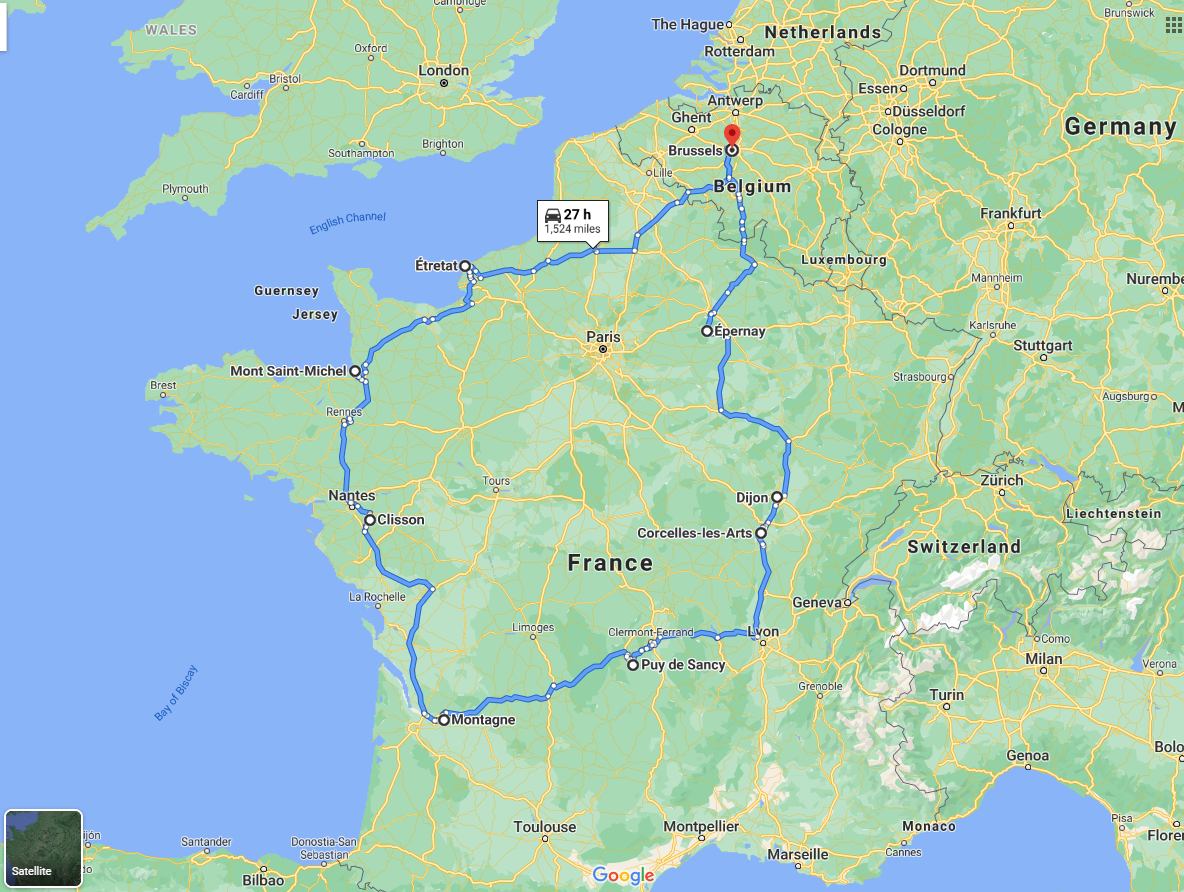 1,500 Miles Across France – A Recap – From Cities To Trails